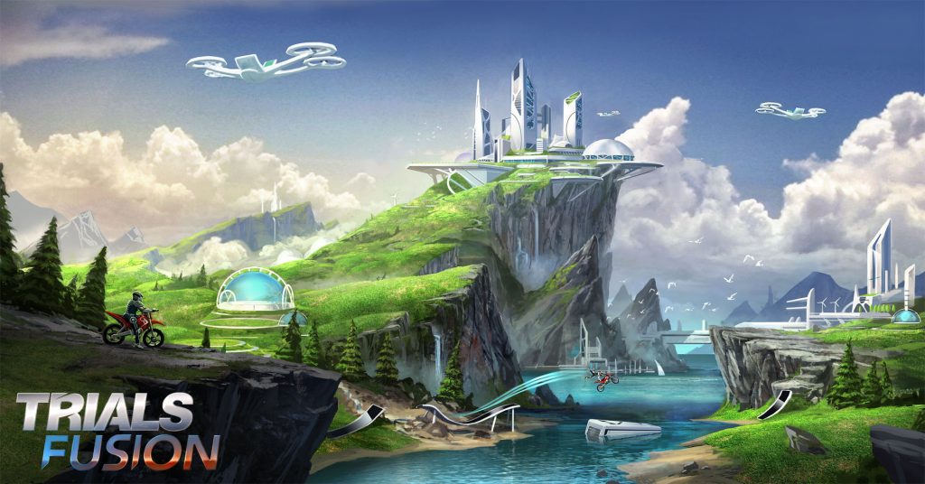 Trials Fusion E3 Artwork - PS4 Home